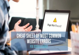 Cheat Sheet of Most Common Website Errors – Fix Issues Easily - Excelebiz